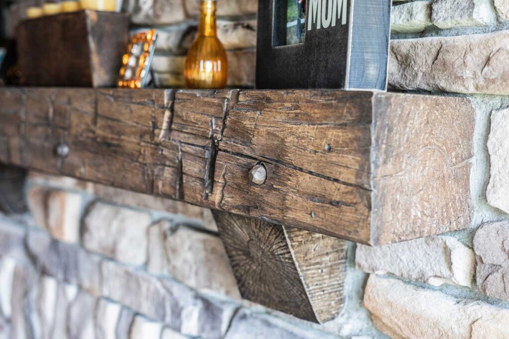 Barn Beam Mantel | Casa di Sassi | I-XL Building Products